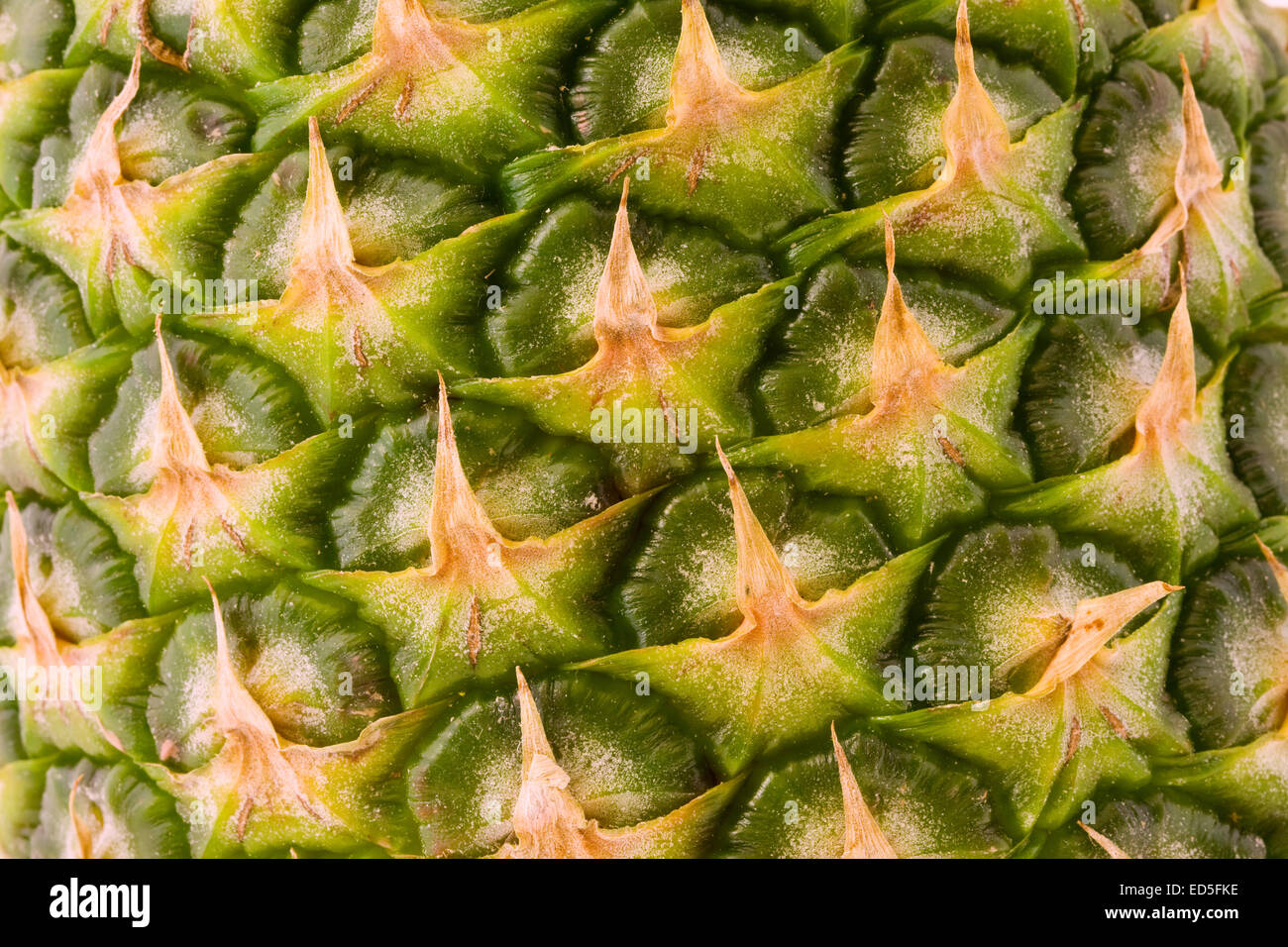 Closeup on ripe pineapple, ananas fruit texture background Stock Photo ...