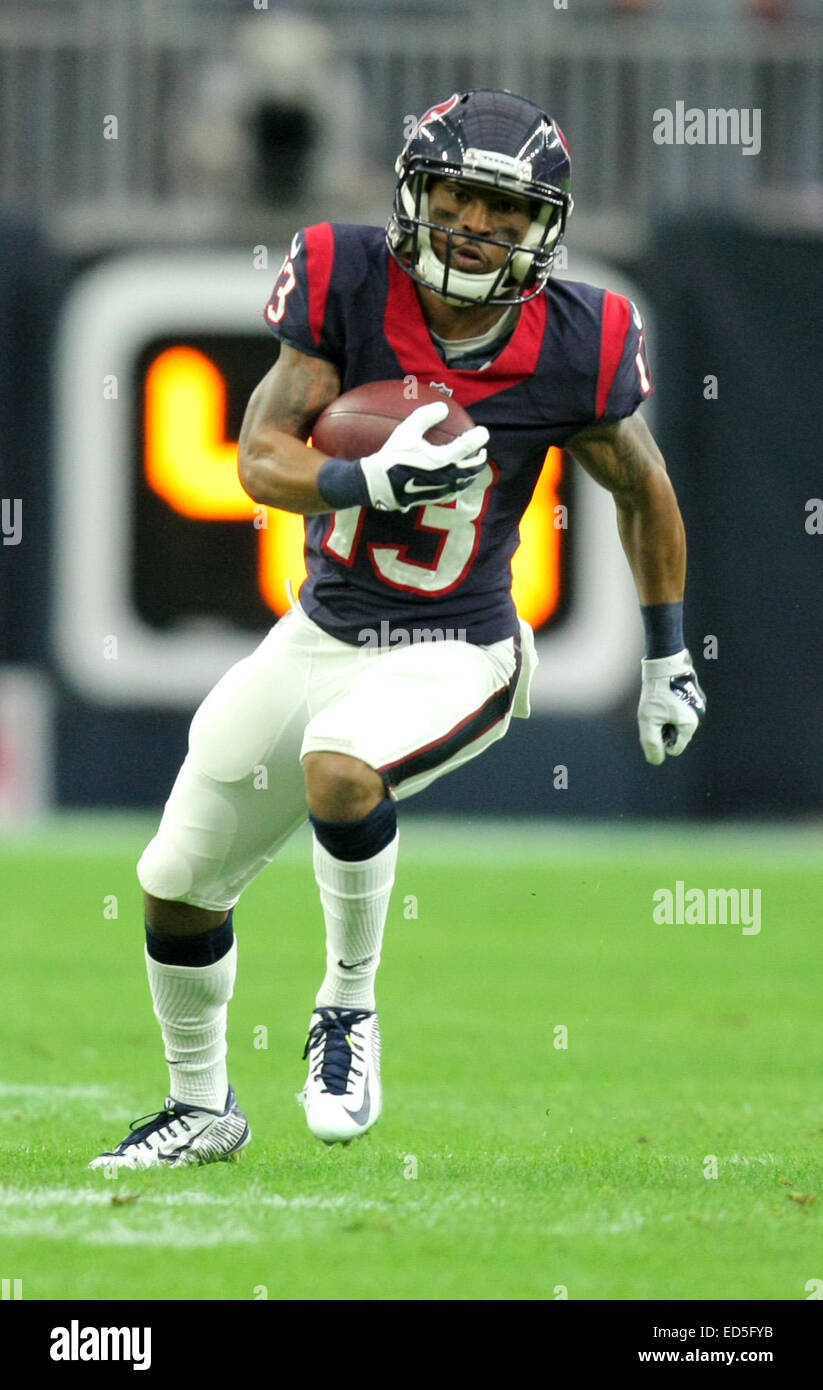 Houston, TX, USA. 28th Dec, 2014. Houston Texans wide receiver Damaris ...
