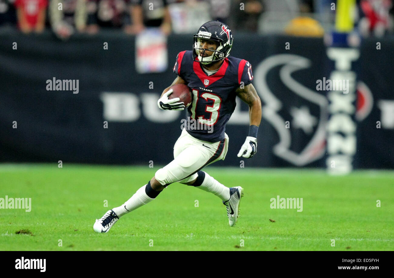 Houston, TX, USA. 28th Dec, 2014. Houston Texans wide receiver Damaris ...