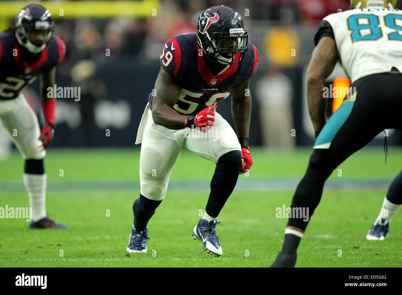 Houston, TX, USA. 28th Dec, 2014. Houston Texans outside linebacker ...