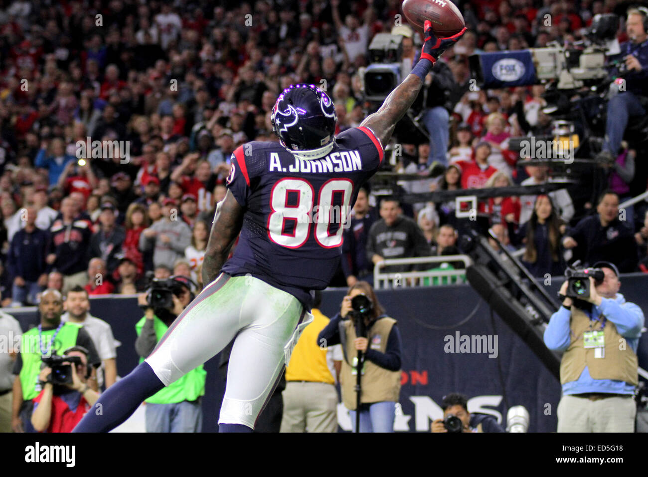 Houston, TX, USA. 28th Dec, 2014. Houston Texans wide receiver Andre ...