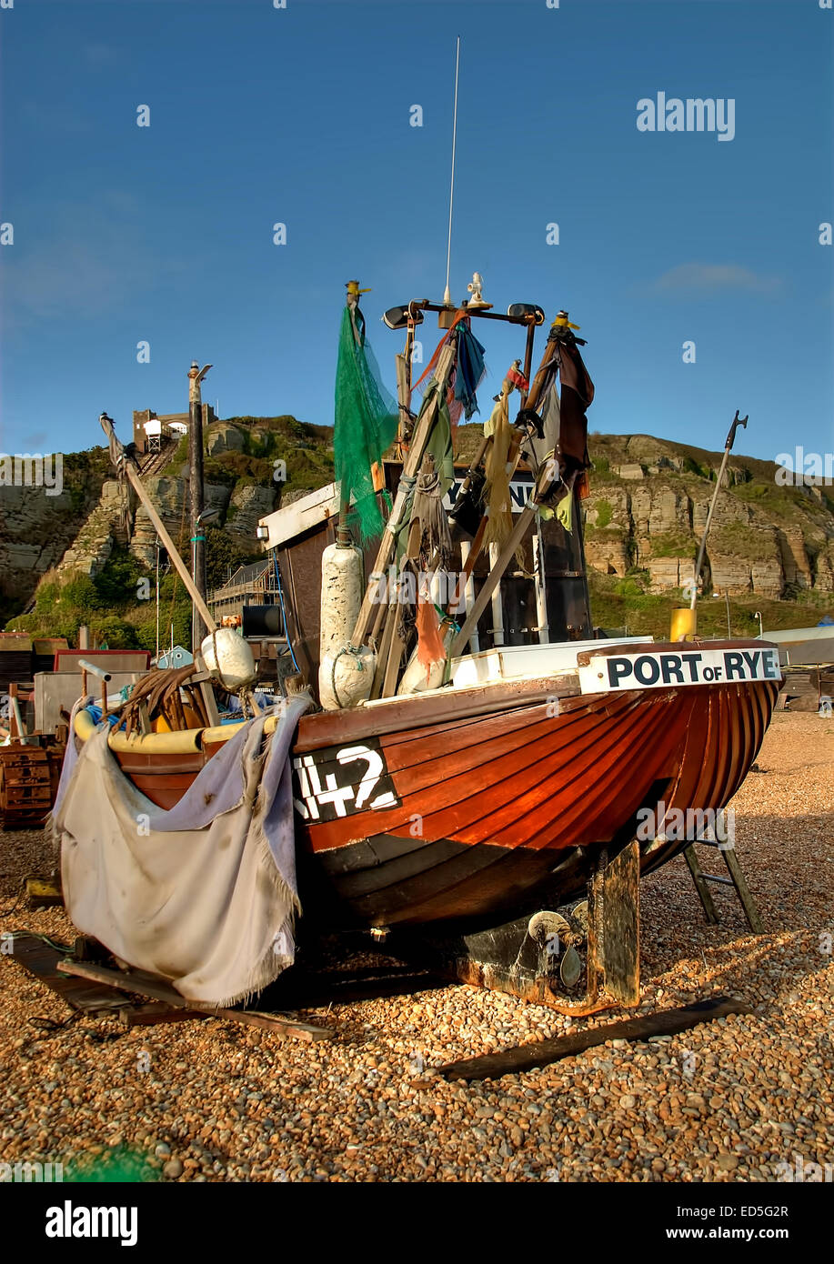 Hastings is the place to be if you want to photograph fihing boats on ...