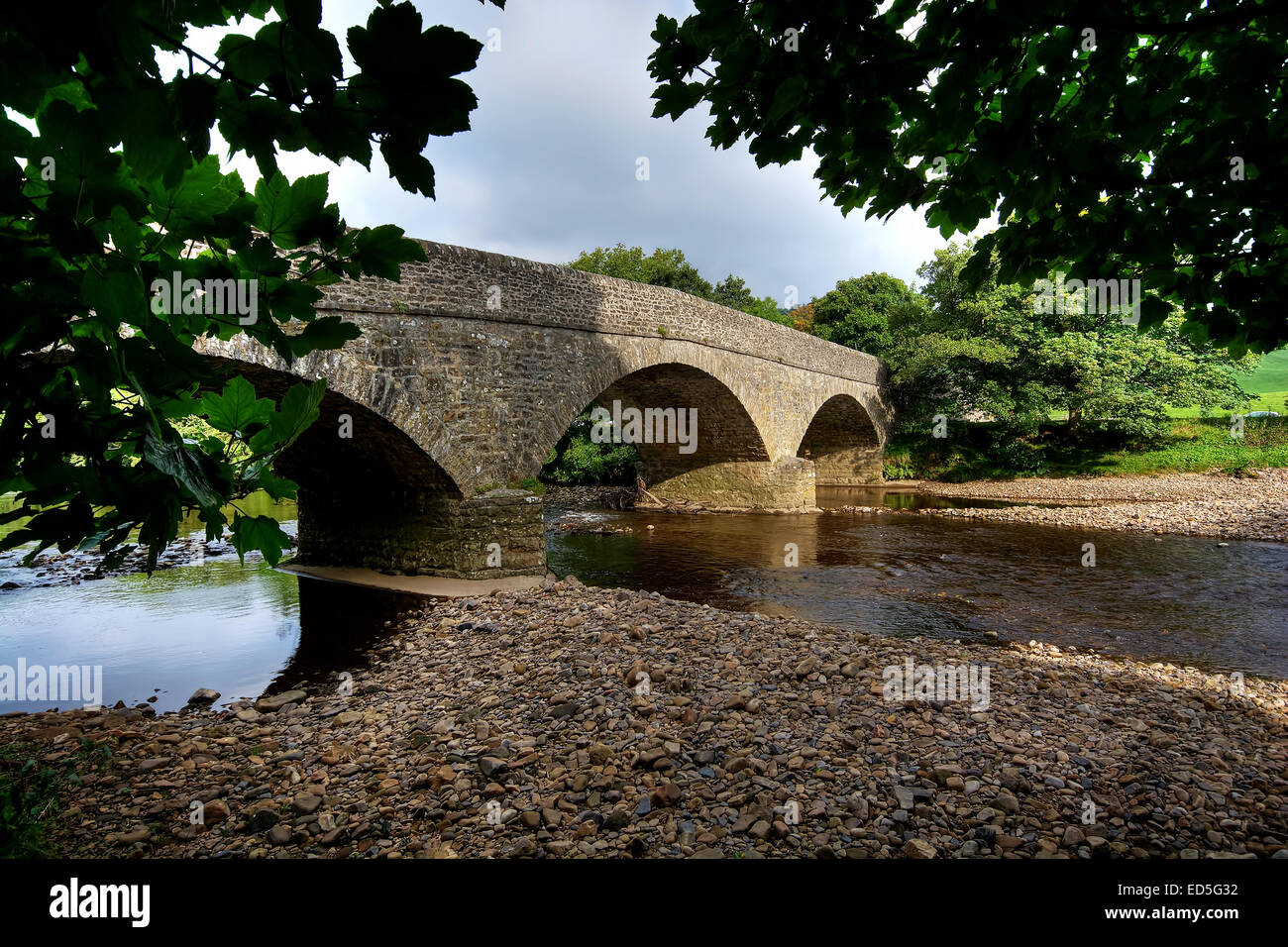 One of the many many bridges that span the River Swale in Swaledale ...