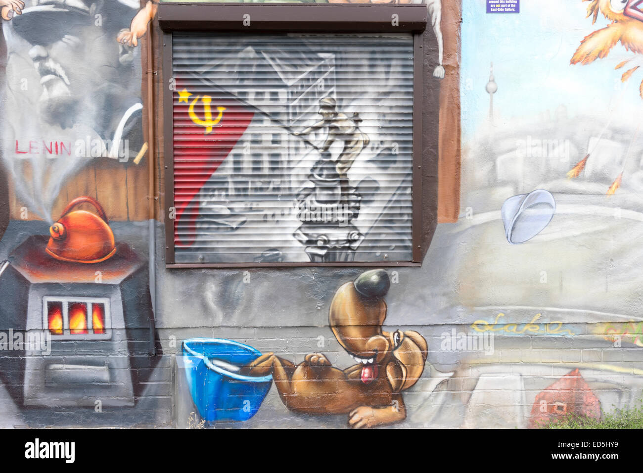 Berlin wall mural,Germany Stock Photo - Alamy