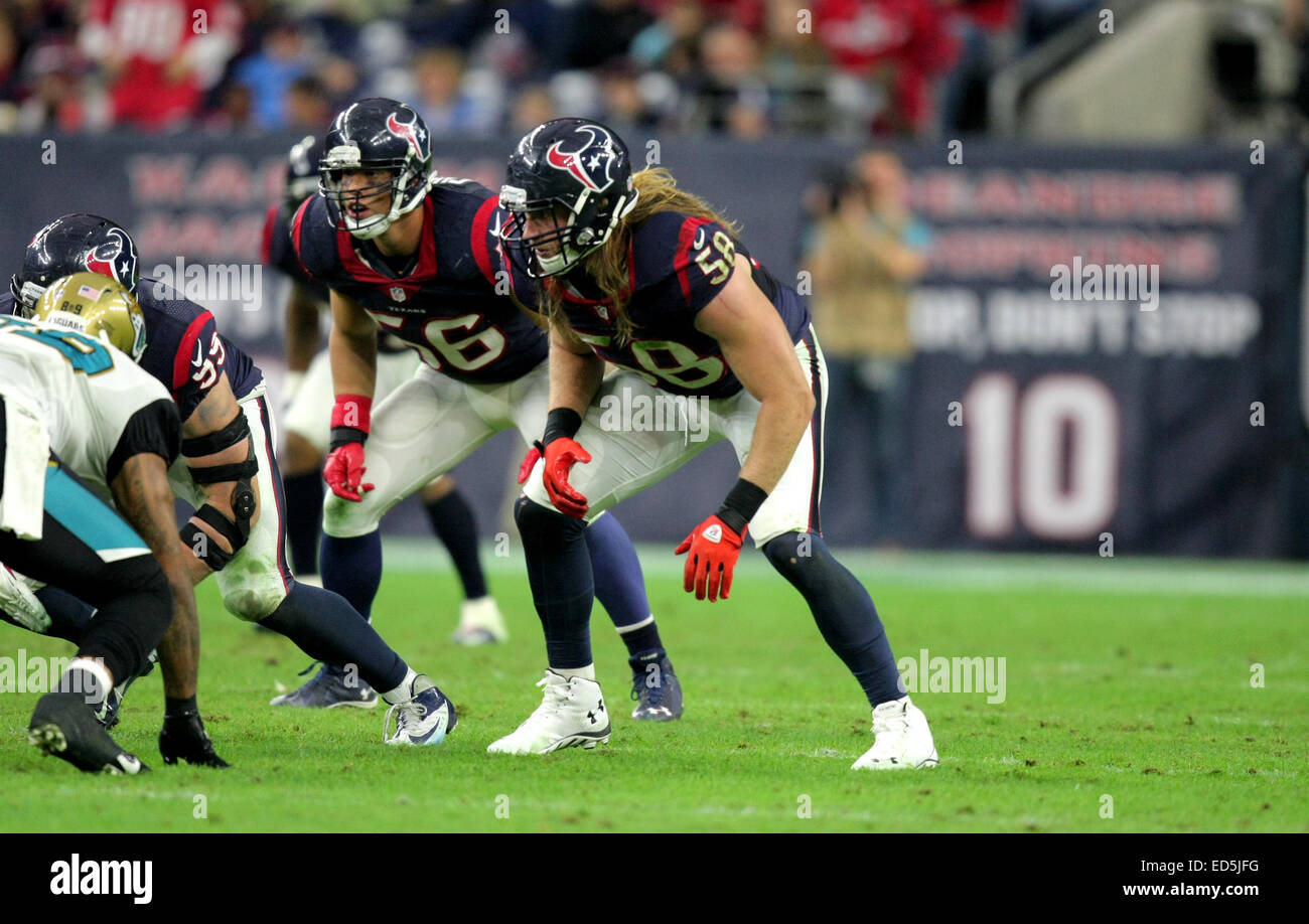 Houston, Texas, USA. 28th Dec, 2014. Houston Texans outside linebacker ...