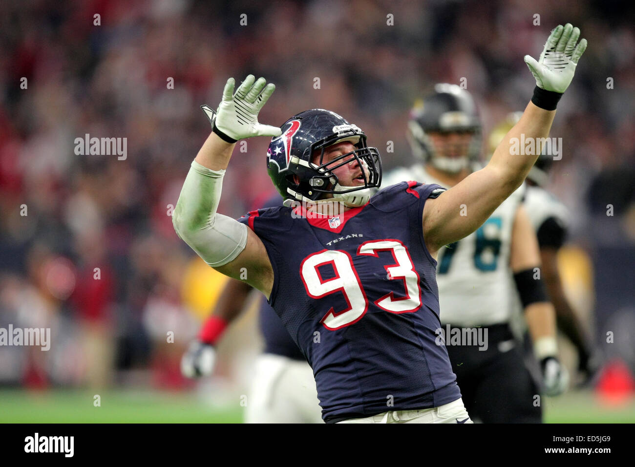 Houston, Texas, USA. 28th Dec, 2014. Houston Texans defensive end Jared ...