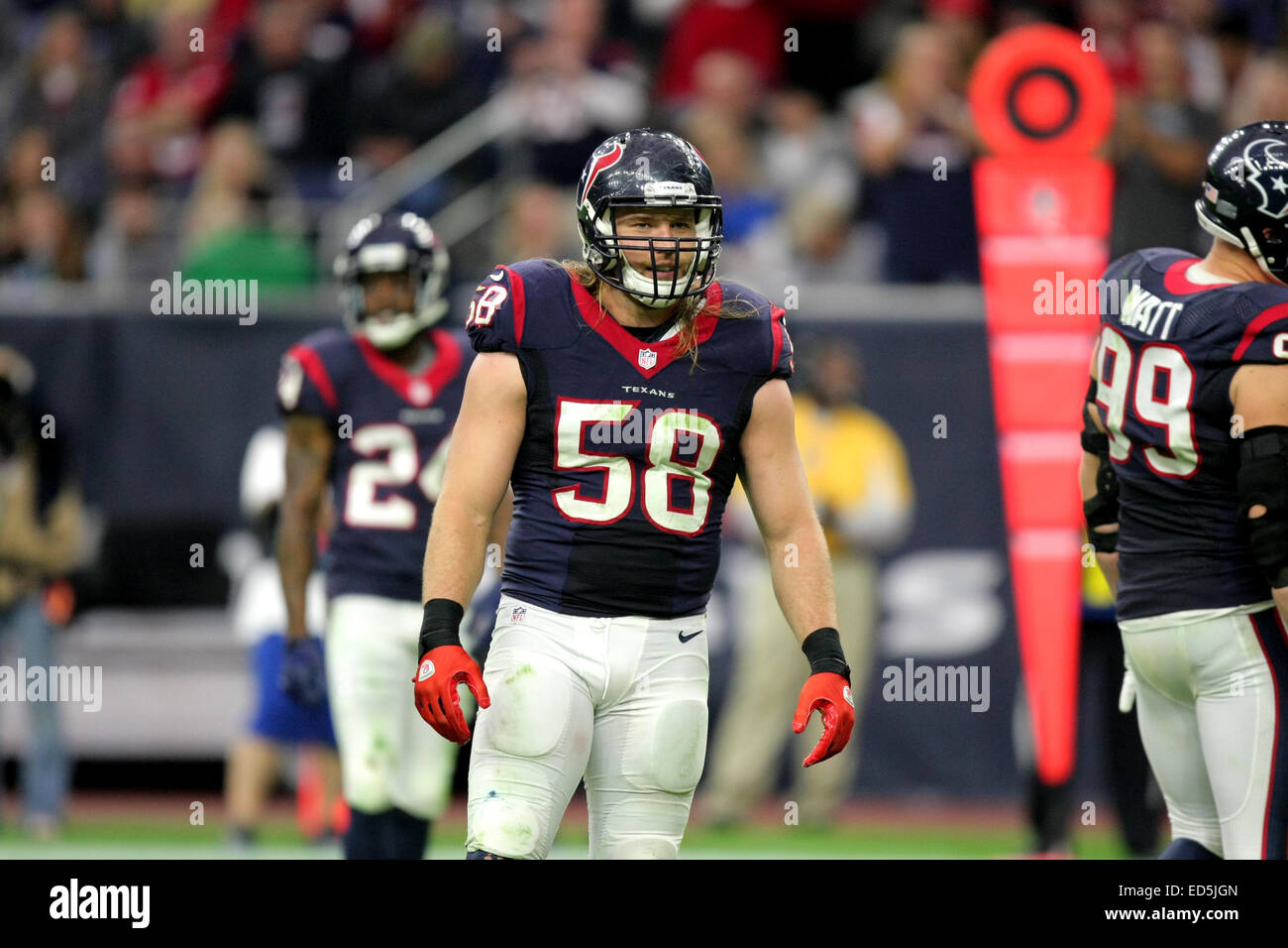 Houston, Texas, USA. 28th Dec, 2014. Houston Texans outside linebacker ...