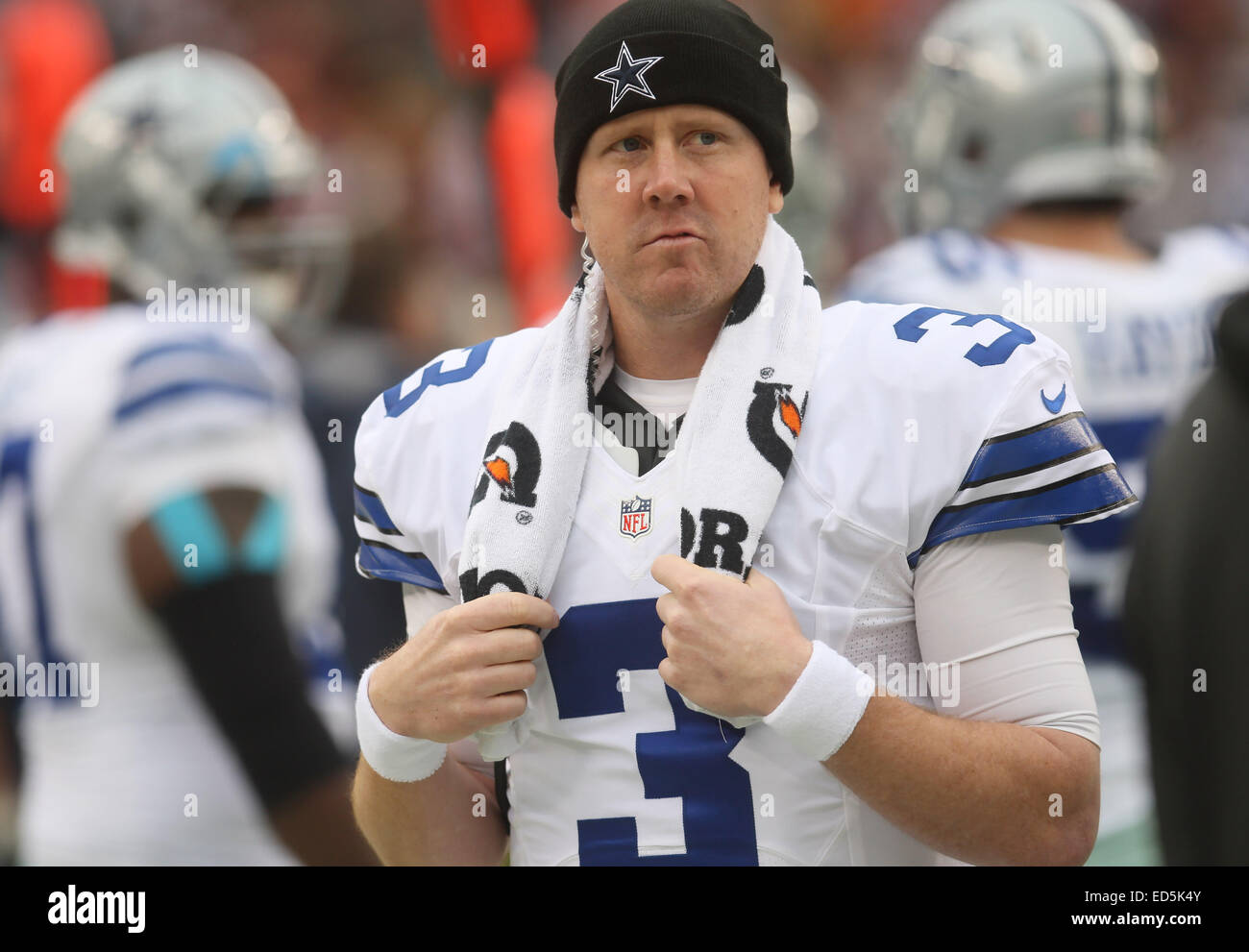 Landover, MD, USA. 28th December, 2014. Dallas Cowboys QB Brandon ...