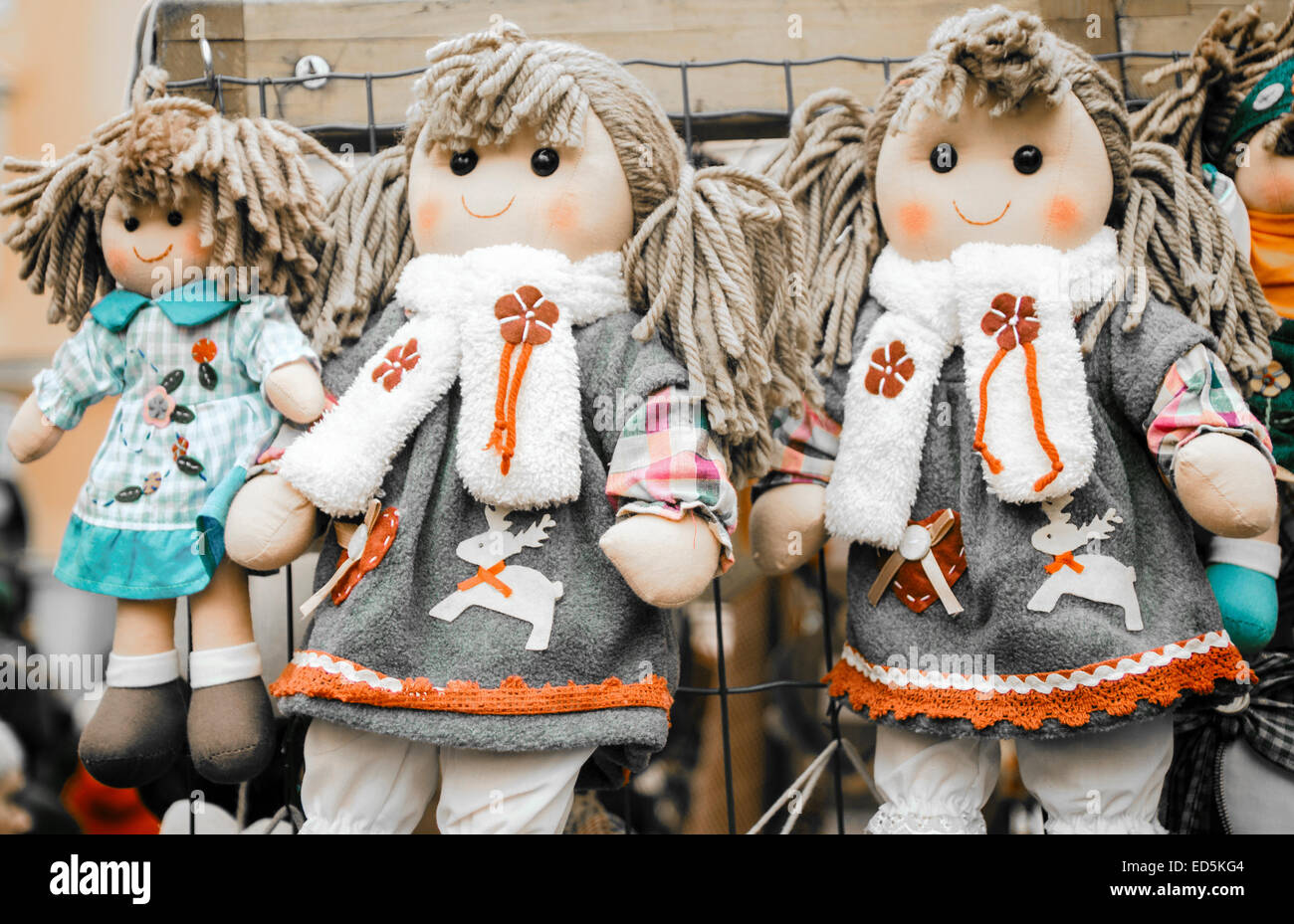 Cloth dolls hi-res stock photography and images - Alamy