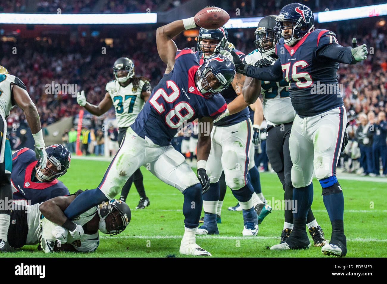Houston, Texas, USA. 28th Dec, 2014. Houston Texans running back Alfred ...
