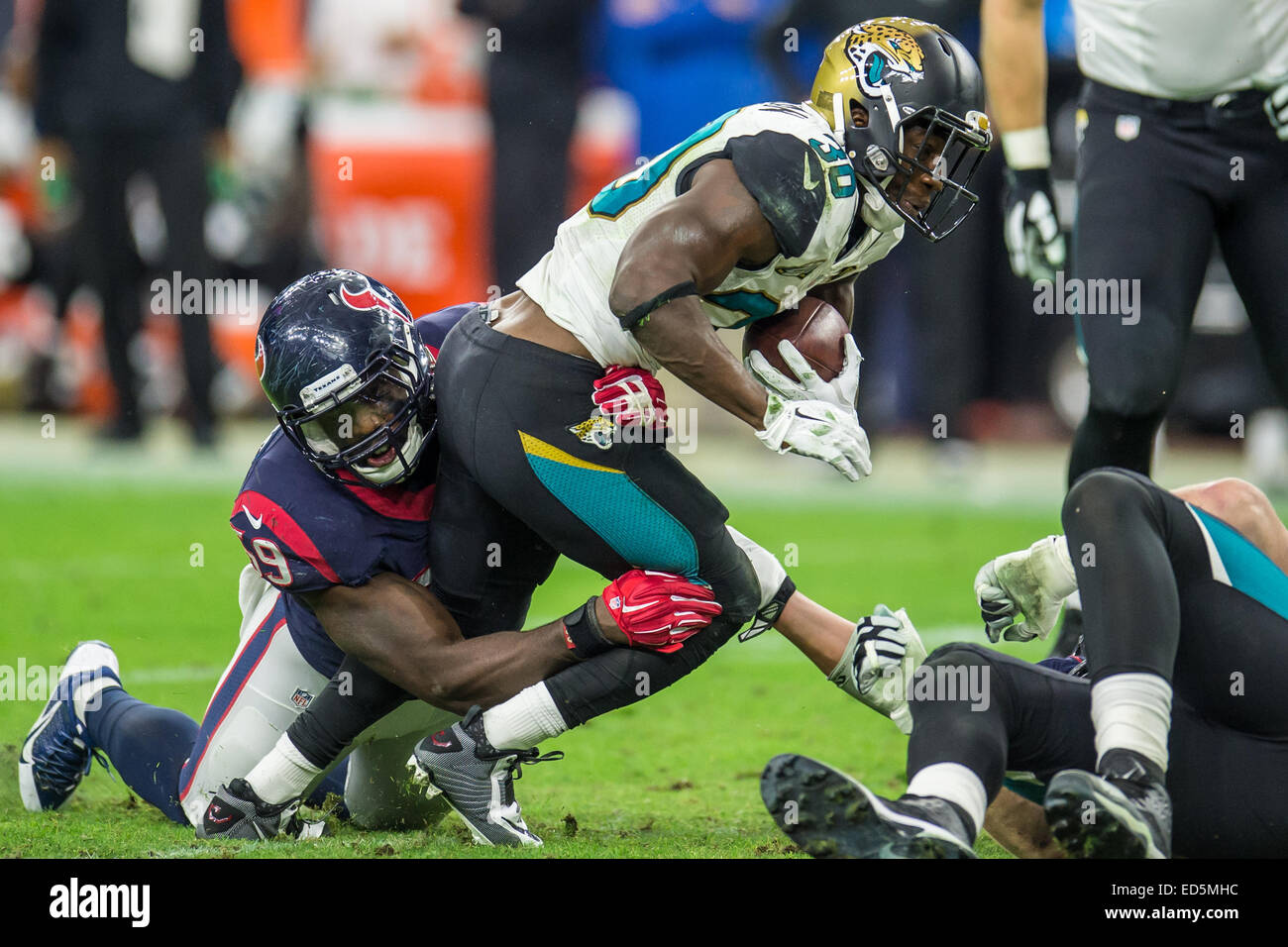 Houston, Texas, USA. 28th Dec, 2014. Jacksonville Jaguars running back ...