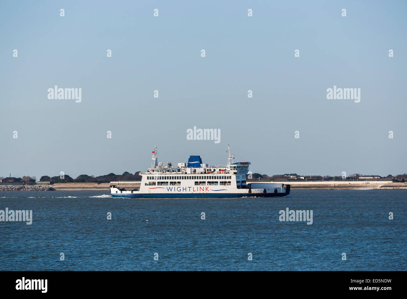 South coast travel: View of Wightlink passenger and car ferry from ...