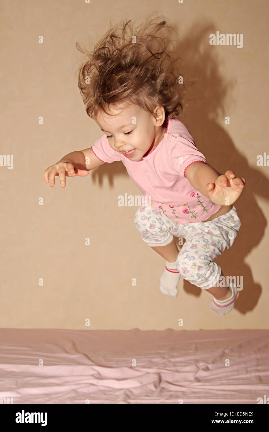 Child jumps hi-res stock photography and images - Alamy