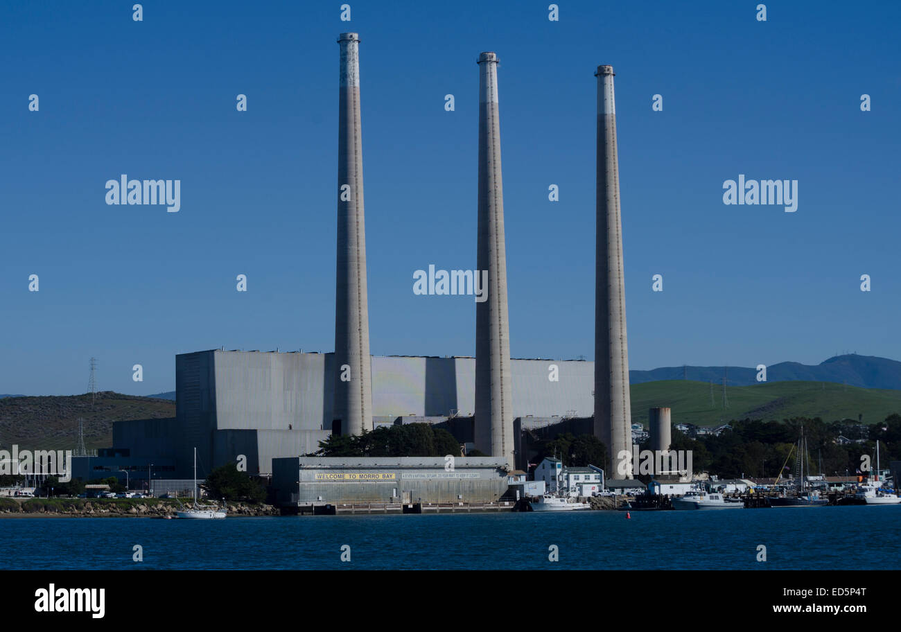 Power Plant, Morro Bay Stock Photo - Alamy