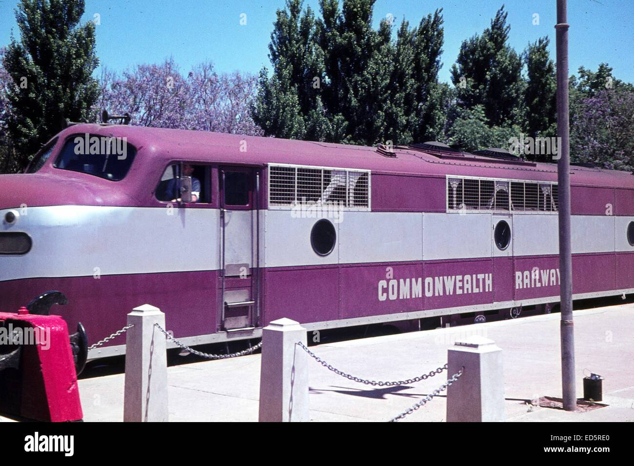 Diesel locomotive, Commonwealth Railways, Port Augusta, South Australia ...