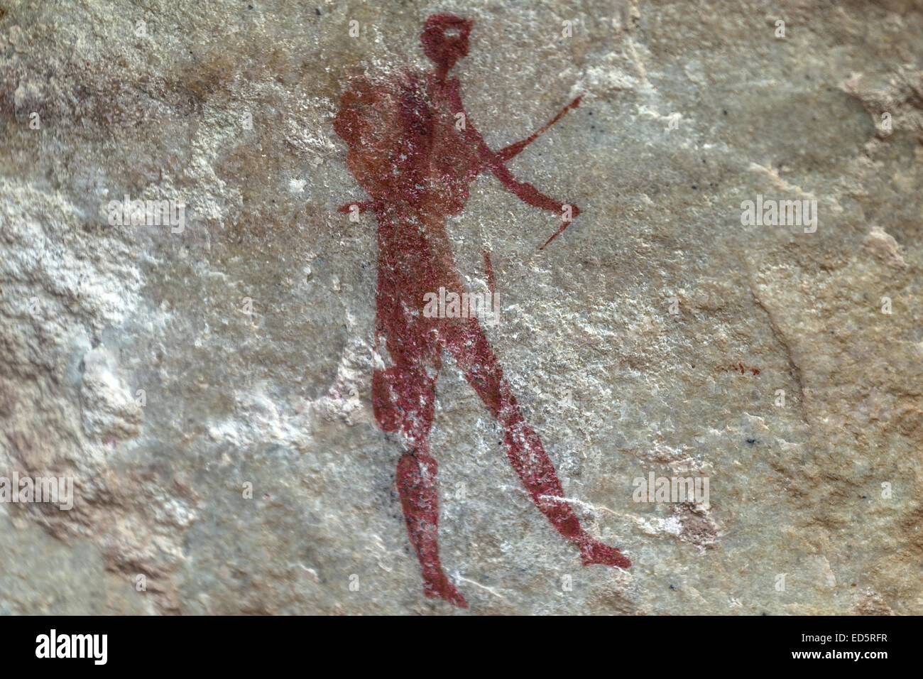 Africa bow and arrow cave painting hi-res stock photography and images ...