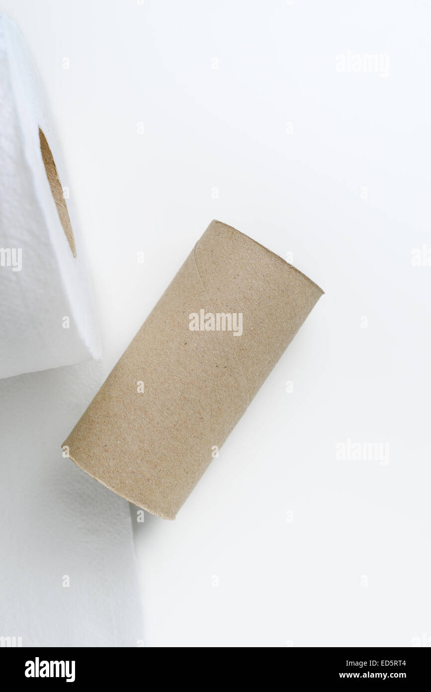 Empty paper roll hi-res stock photography and images - Alamy