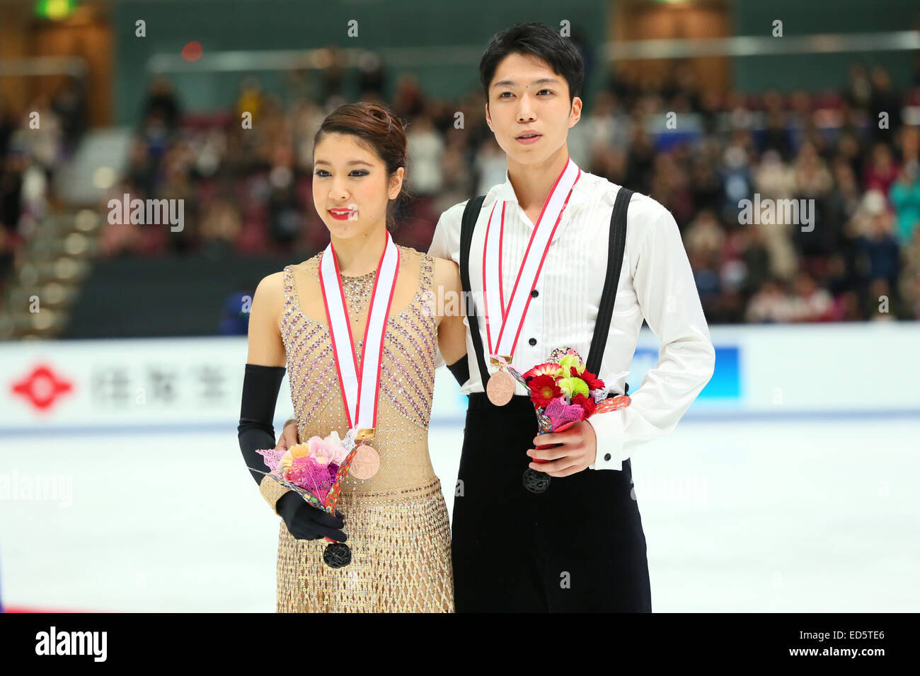 Big Hat, Nagano, Japan. 28th Dec, 2014. Kana Muramoto & Hiroichi ...