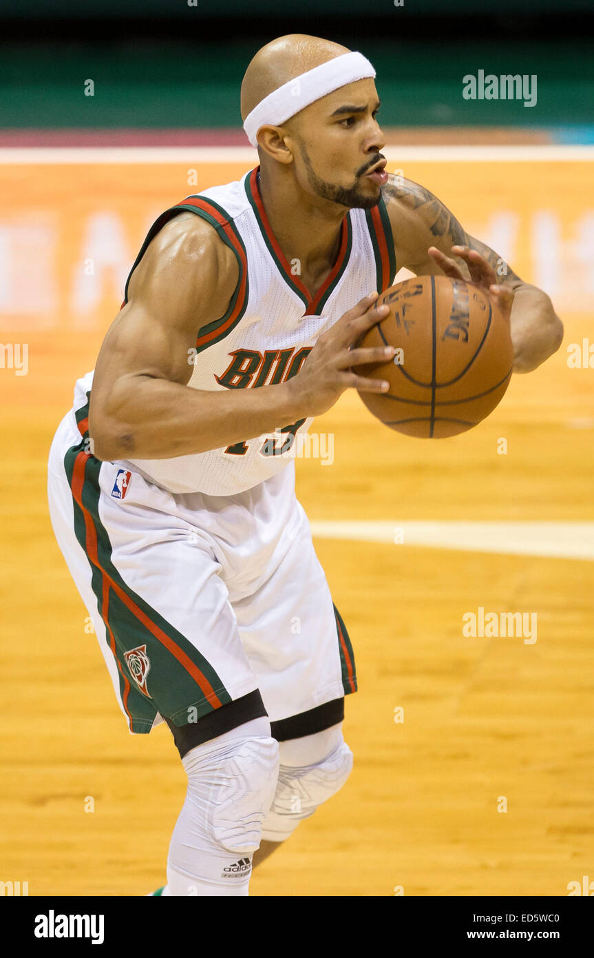 Milwaukee, WI, USA. 27th Dec, 2014. Milwaukee Bucks guard Jerryd ...