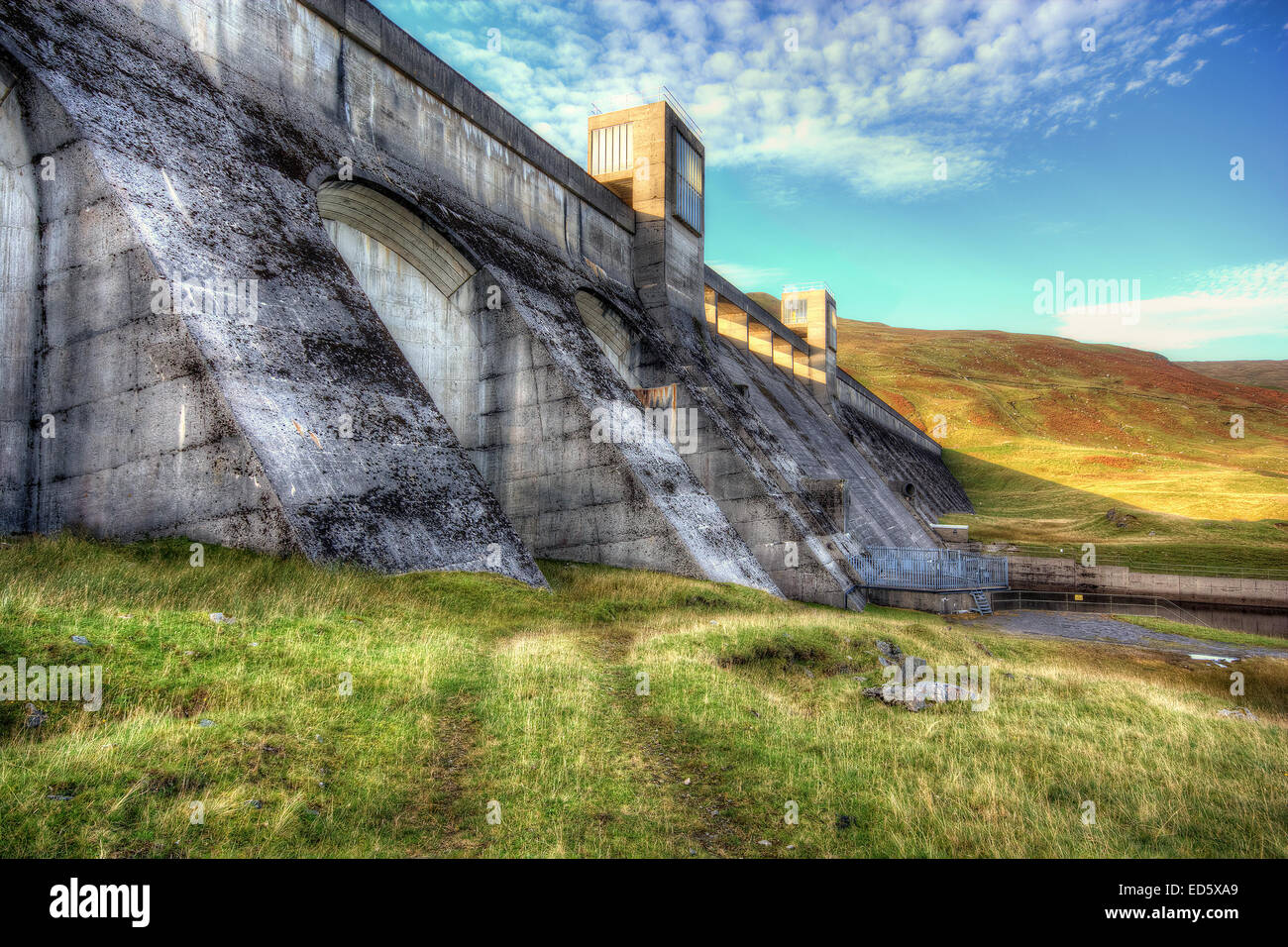 The stunning views around the area of Loch Lyon in Glen Lyon in the ...