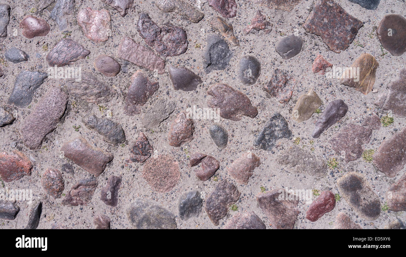 very old cobble stone background Stock Photo - Alamy