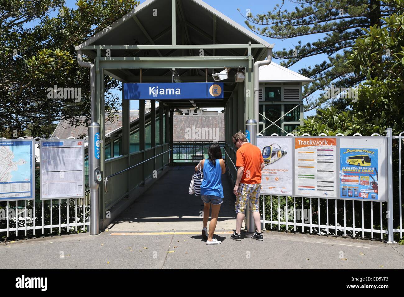 Kiama train station Stock Photo - Alamy