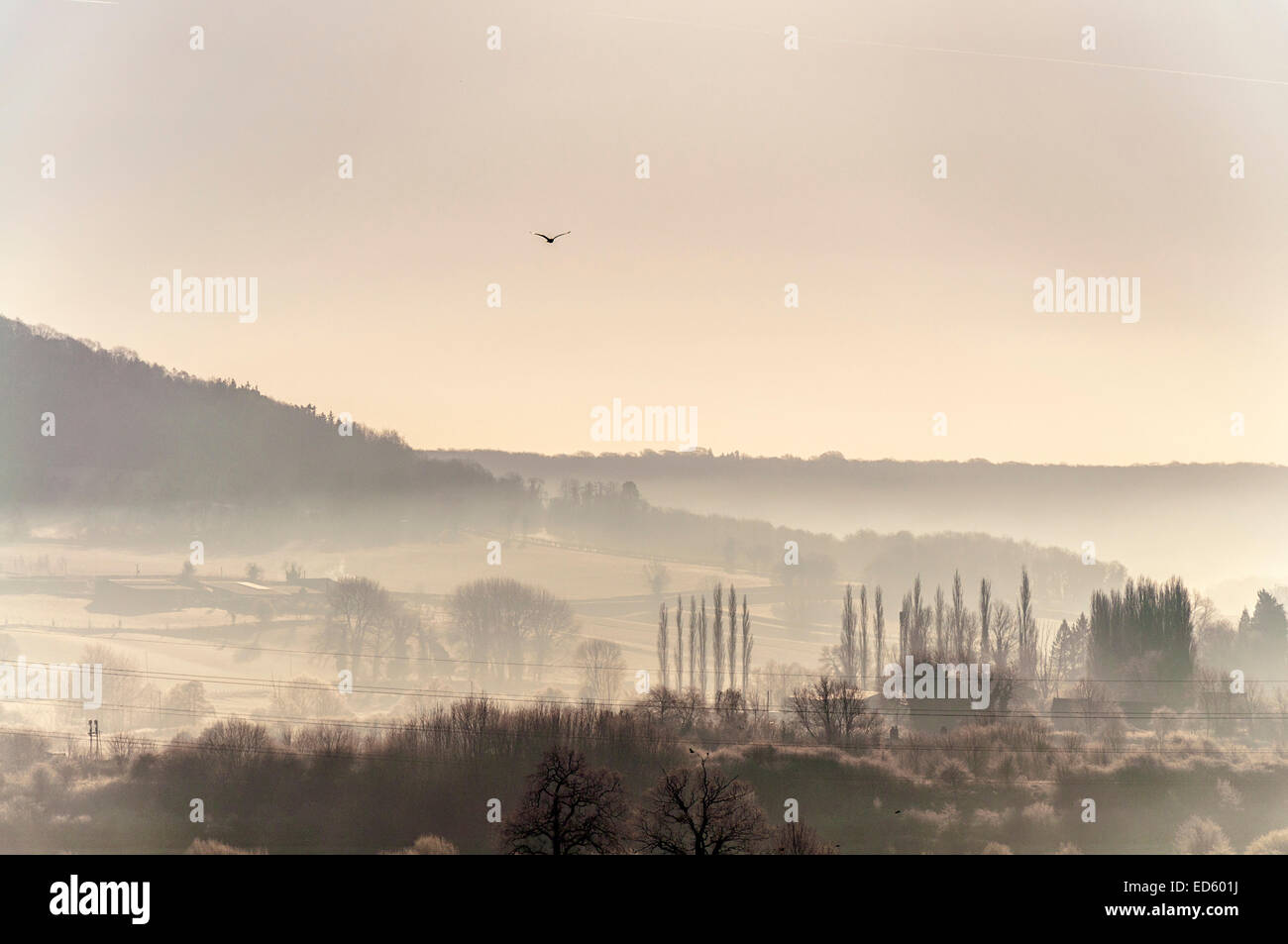 Batheaston, Somerset, UK. 29th December, 2014. UK weather. Cold and ...