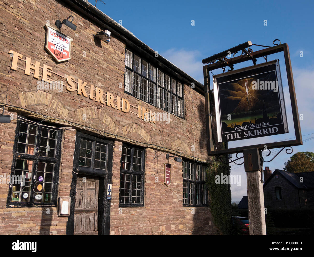 The Skirrid Inn Pub , dating from about 1100, Llanvihangel Crucorney ...