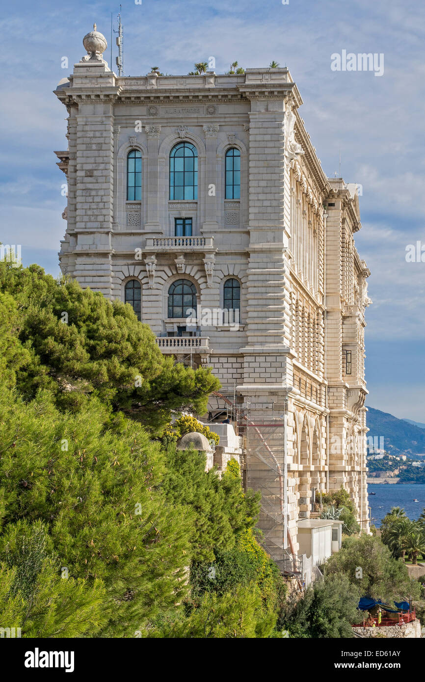 Oceanographic Museum Monte Carlo Monaco Stock Photo - Alamy