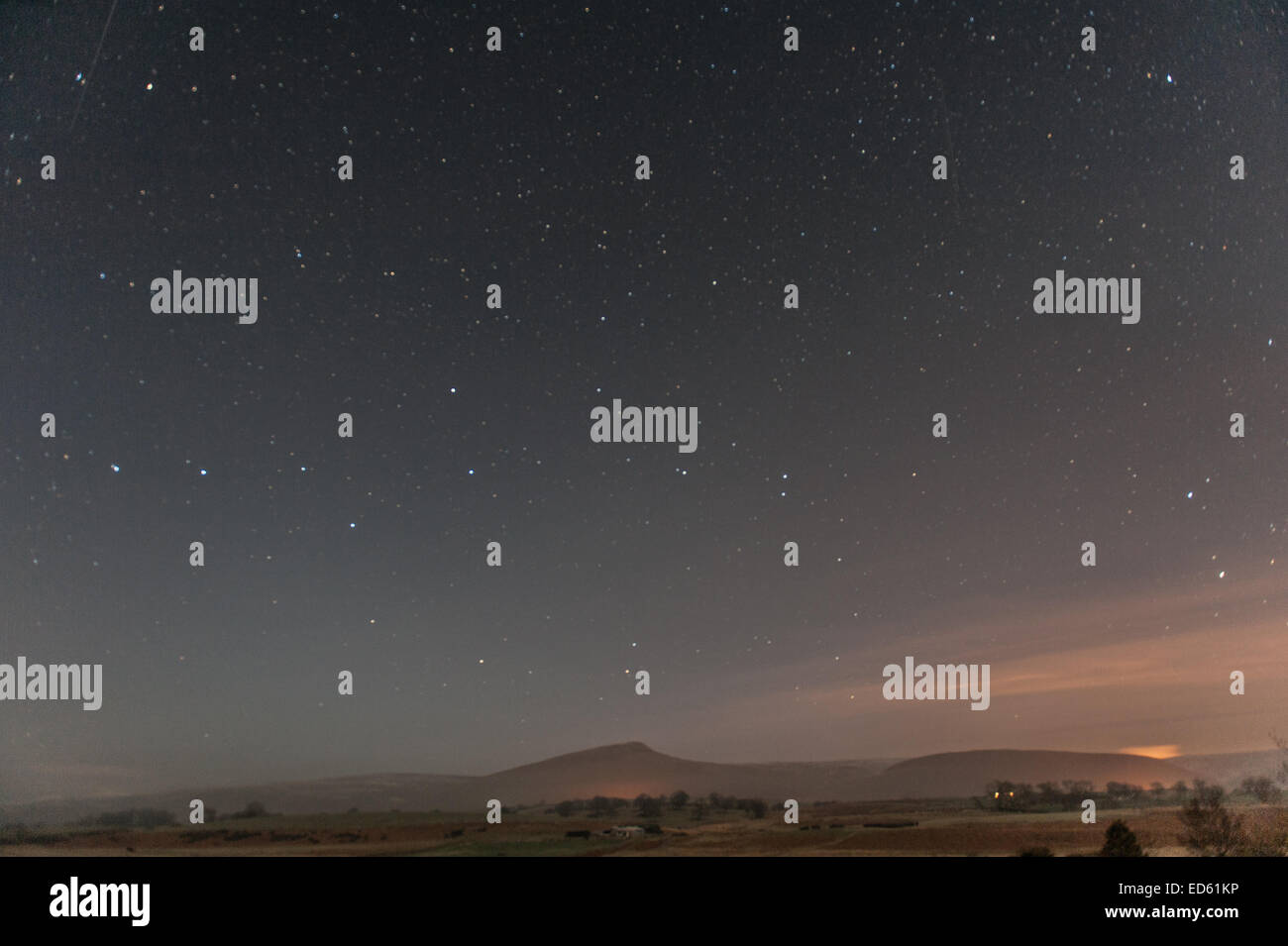 Murton Pike and a very starry Sky Stock Photo - Alamy