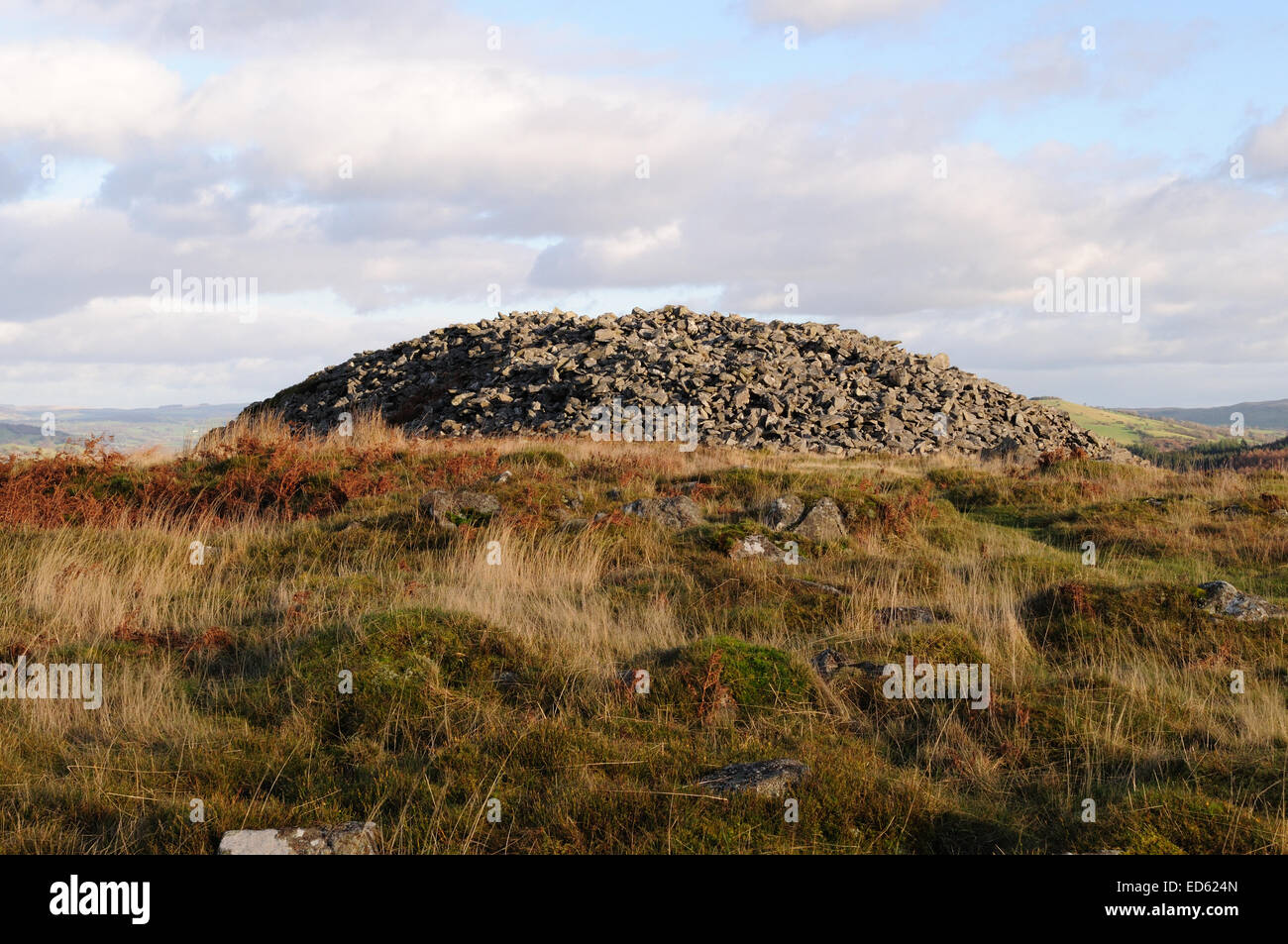 Garn goch iron age hill fort hi-res stock photography and images - Alamy
