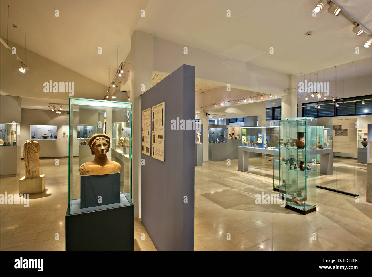 Inside view archaeological museum amphipolis hi-res stock photography ...