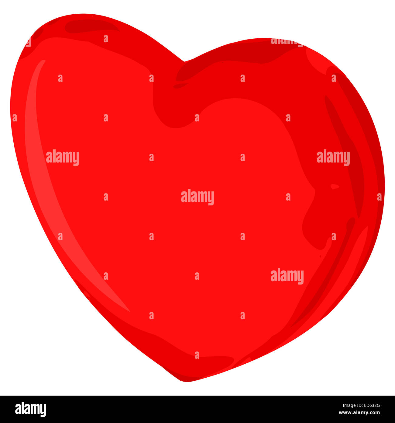 Abstract red heart Stock Photo - Alamy