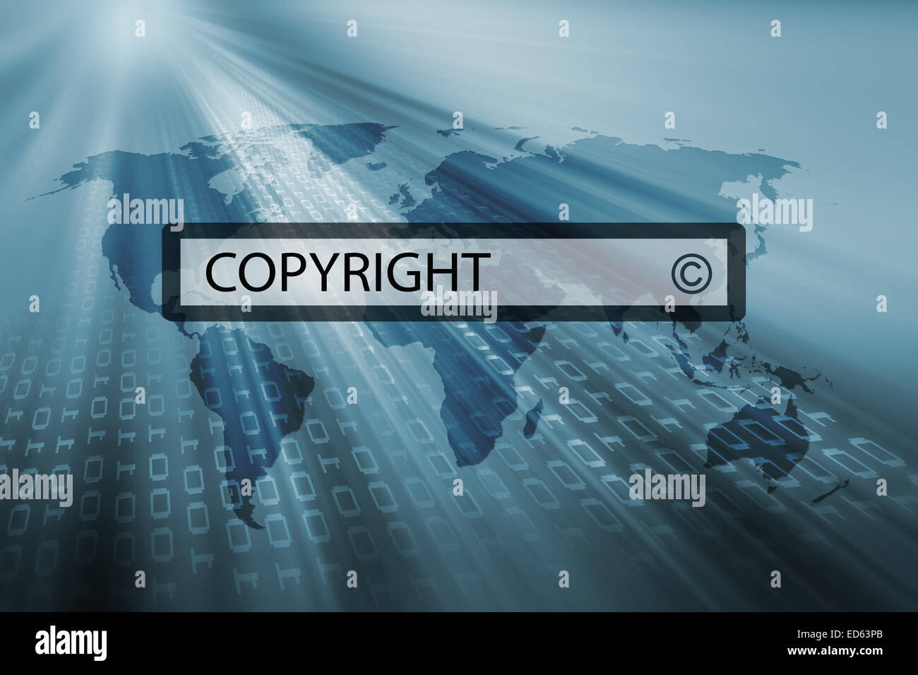 copyright in the search bar of search engine Stock Photo - Alamy
