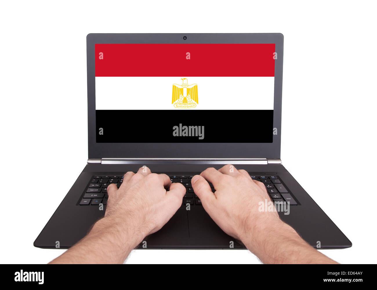 Egypt egyptian flag isolated hi-res stock photography and images - Alamy