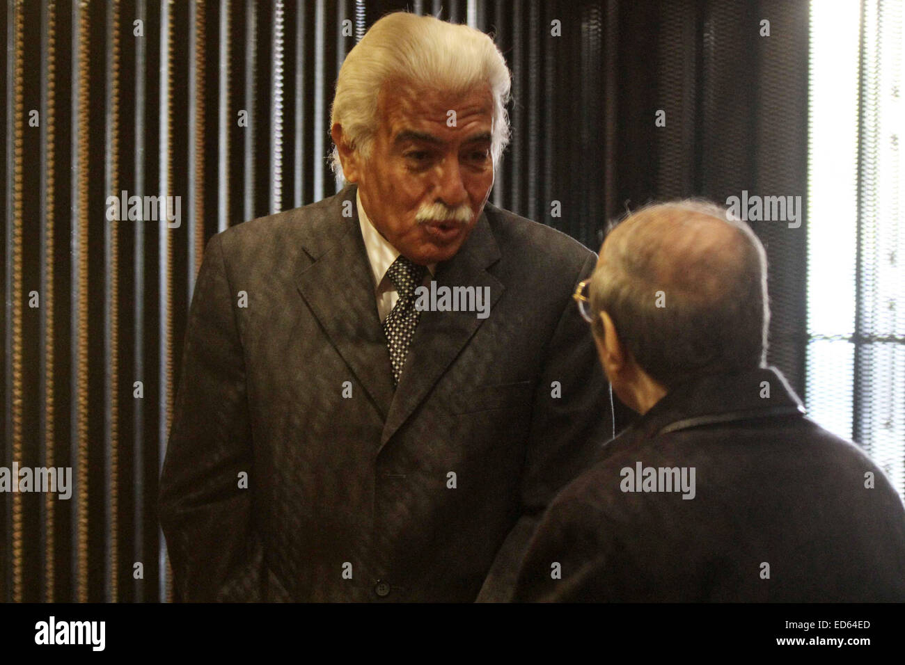 Cairo, Egypt. 29th Dec, 2014. Former Egyptian Prime Minister Ahmed ...