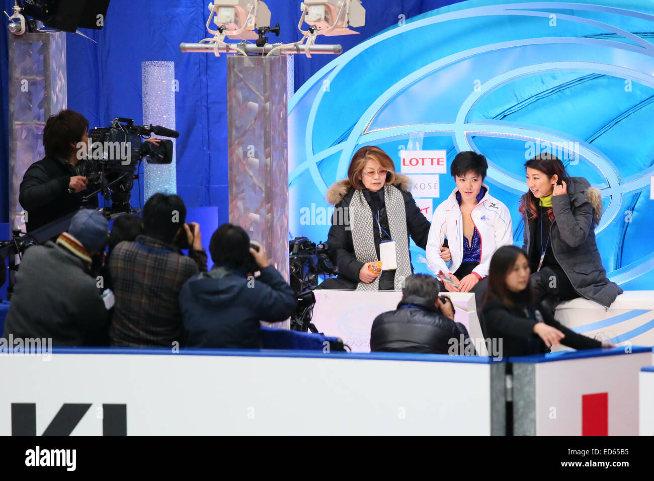(L-R) Machiko Yamada, Shoma Uno, DECEMBER 26, 2014 - Figure Skating ...