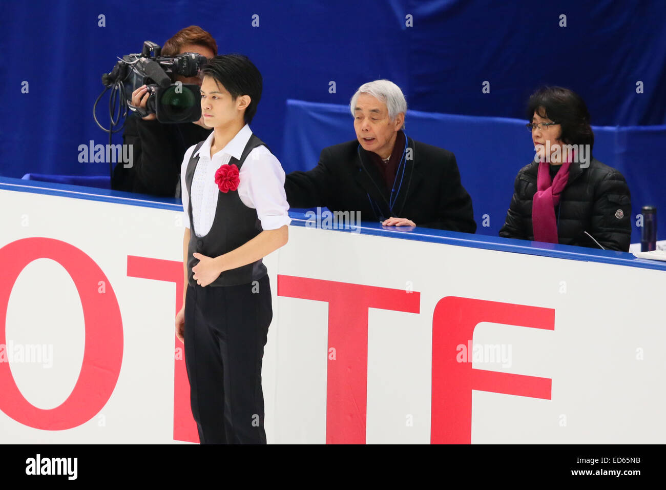 L-R) Takahiko Kozuka, Nobuo Sato, DECEMBER 26, 2014 - Figure Skating ...