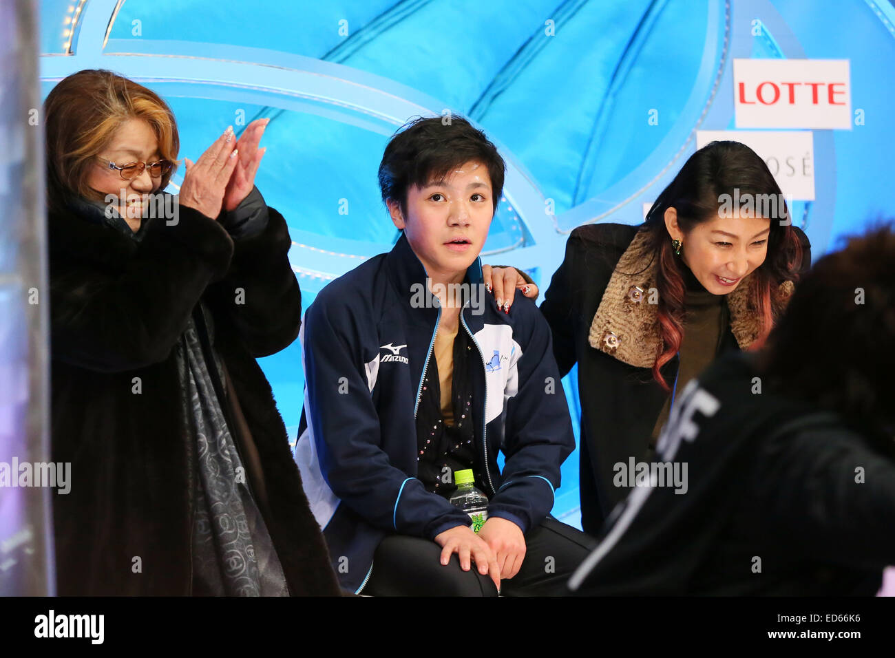 L-R) Machiko Yamada, Shoma Uno, DECEMBER 27, 2014 - Figure Skating ...