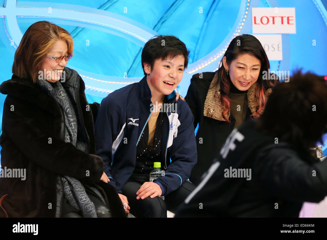 L-R) Machiko Yamada, Shoma Uno, DECEMBER 27, 2014 - Figure Skating ...