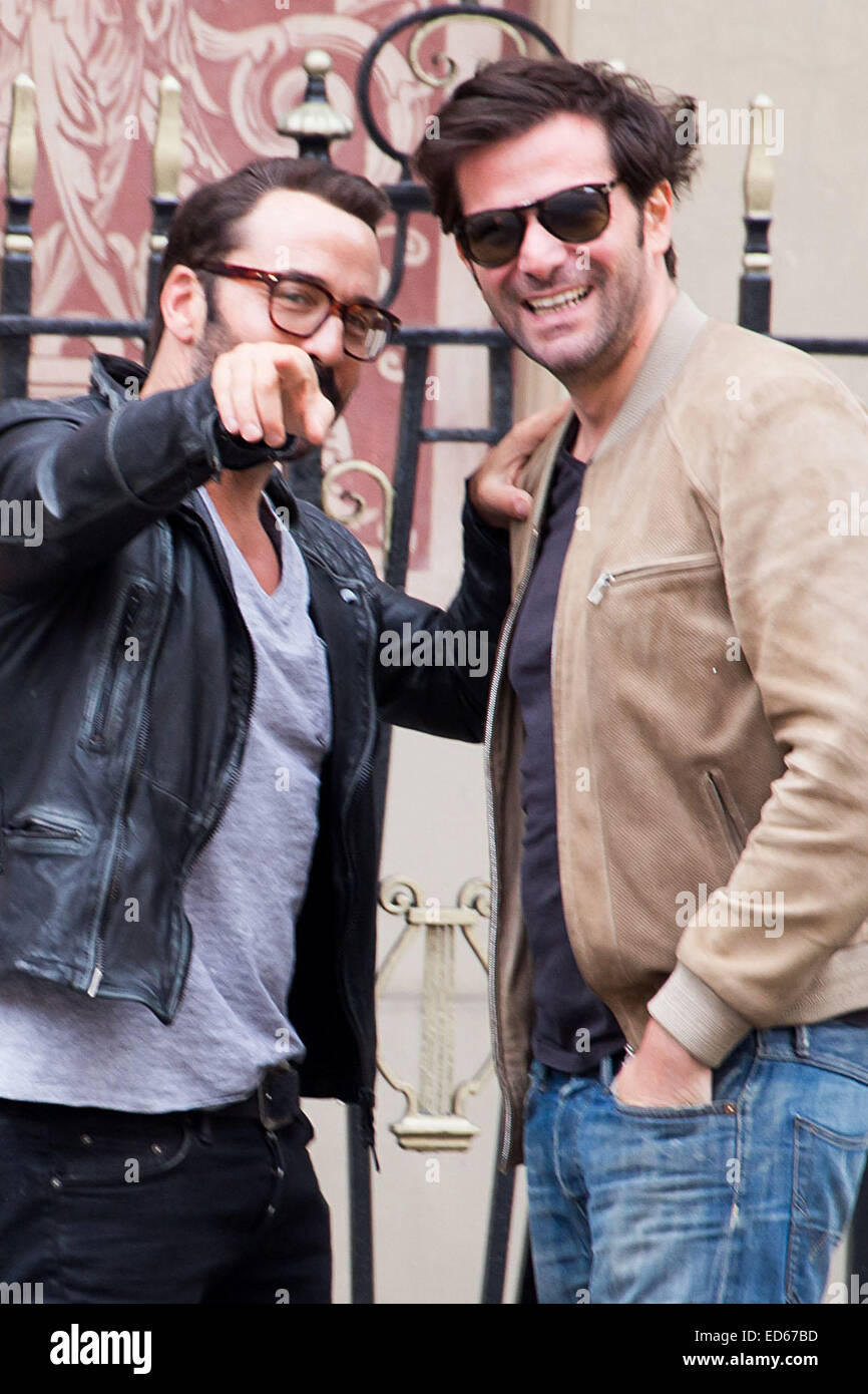 Filming takes place on the set of ITV drama series 'Mr Selfridge ...