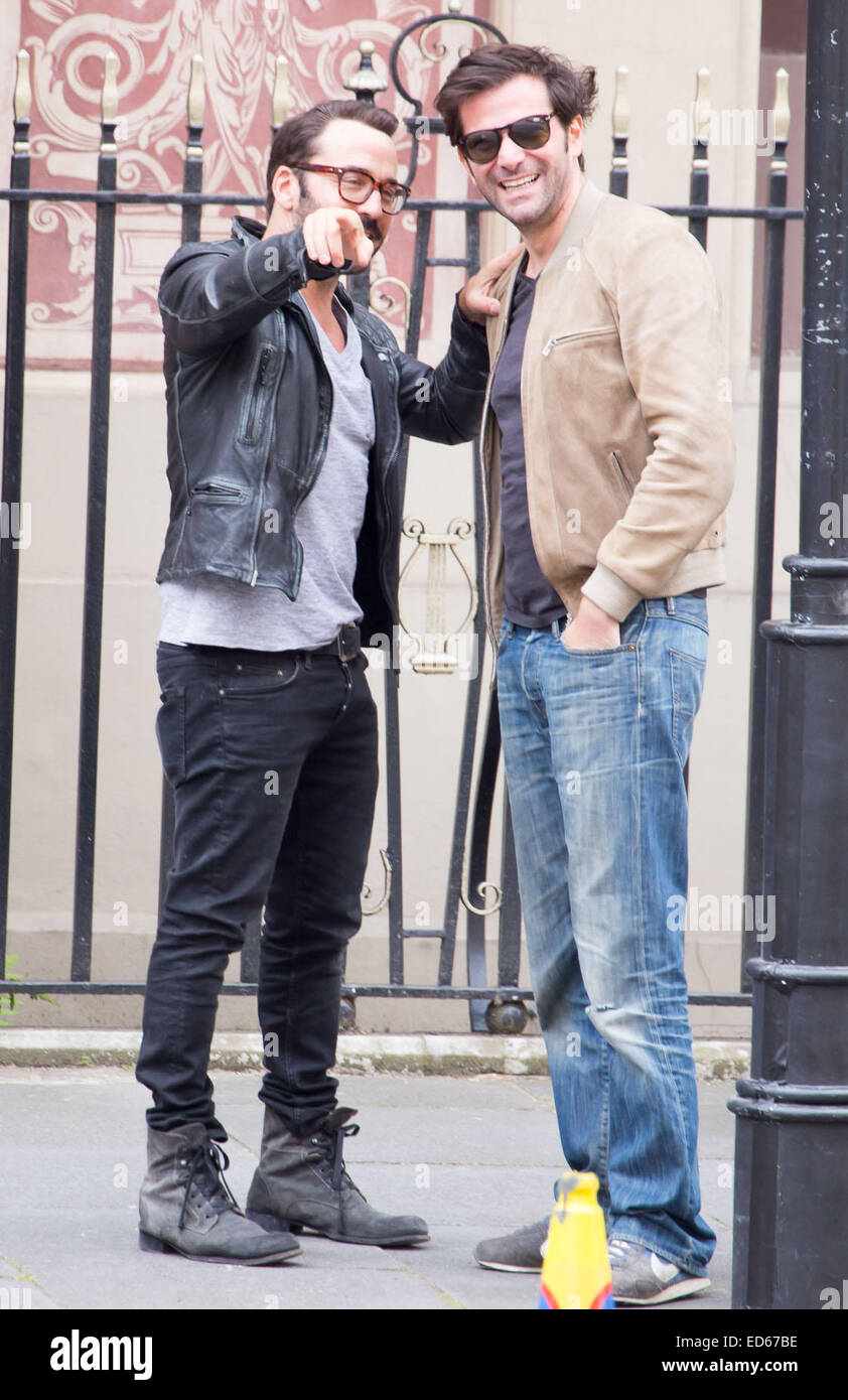 Filming takes place on the set of ITV drama series 'Mr Selfridge ...