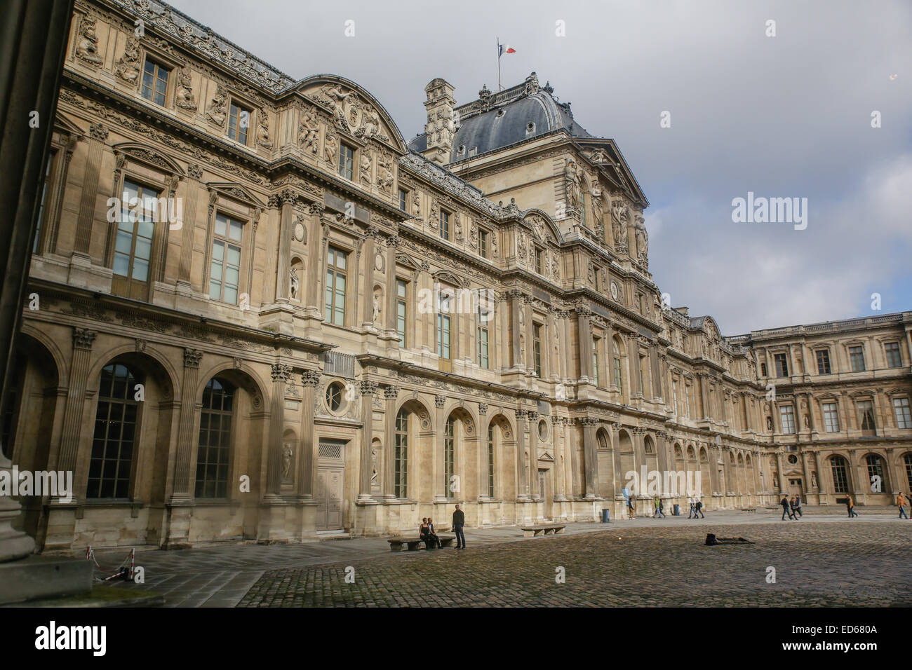 Louvre palace hi-res stock photography and images - Alamy