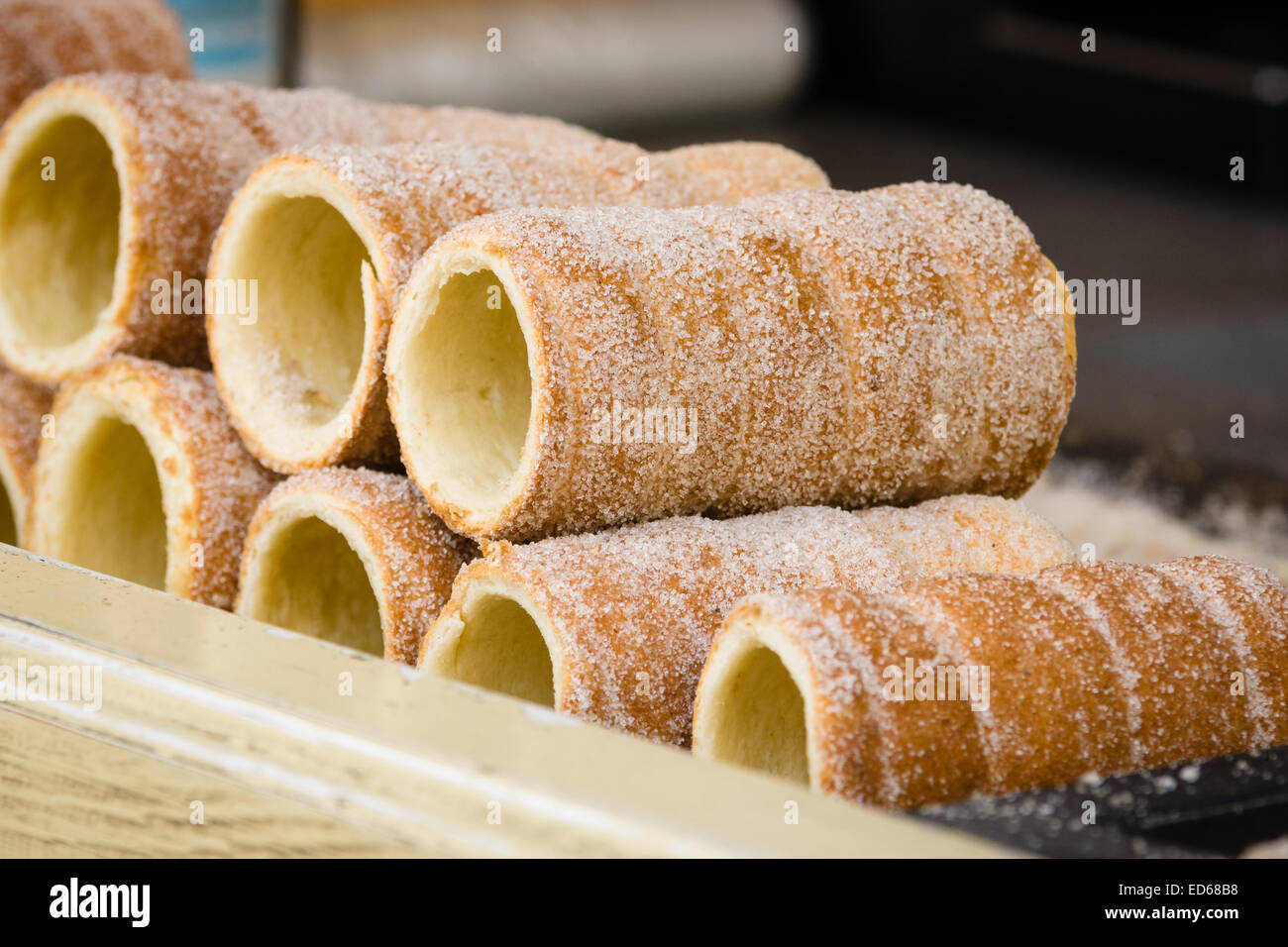Trdelnik - Czech traditional sweet pastries Stock Photo - Alamy