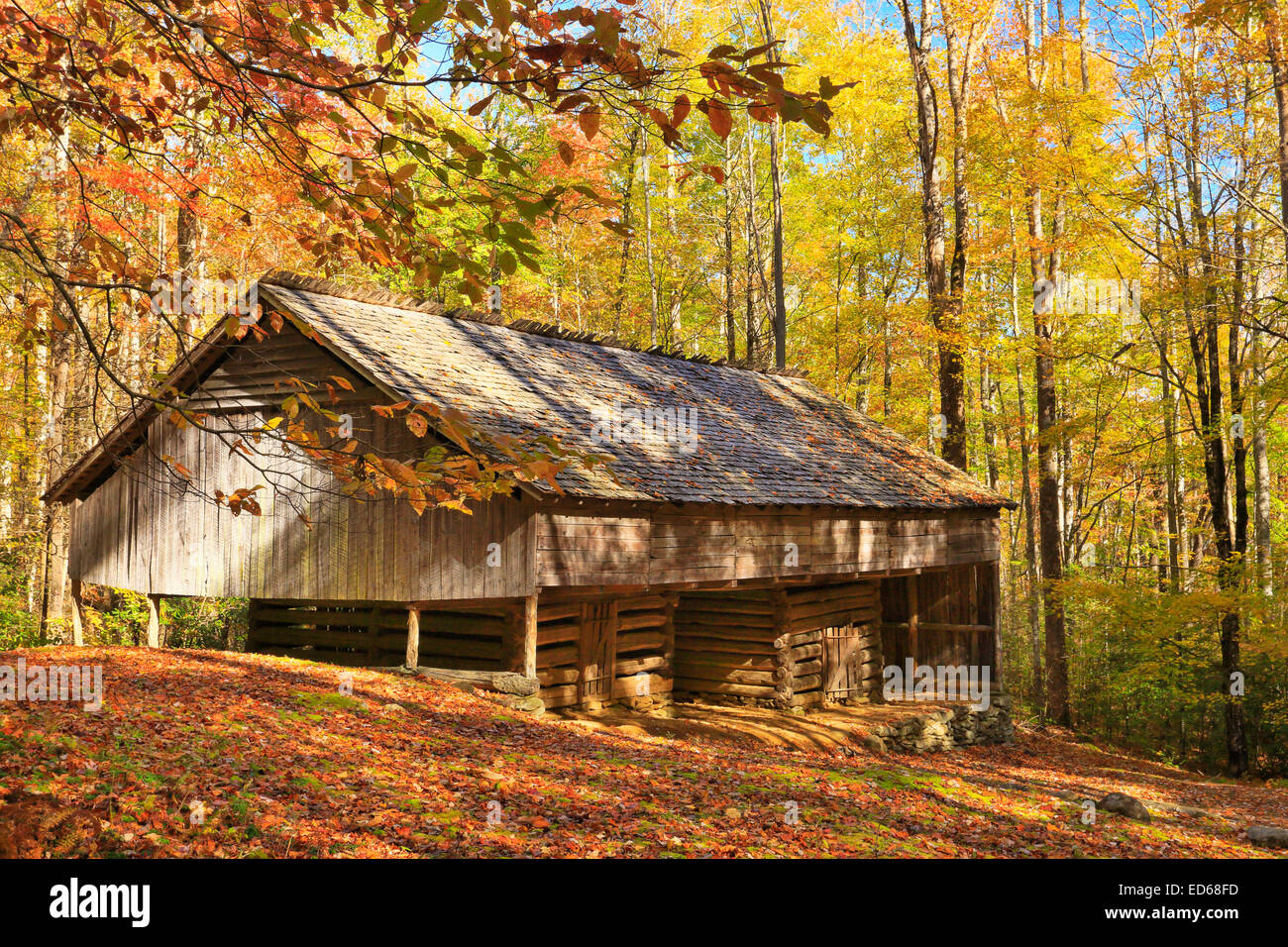 John Messer Farm, Porters Creek Trail, Greenbrier Area, Great Smoky ...