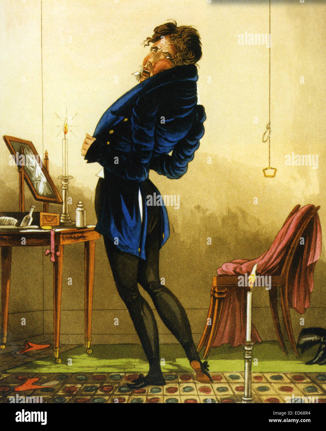 ENGLISH DANDY about 1820 Stock Photo - Alamy