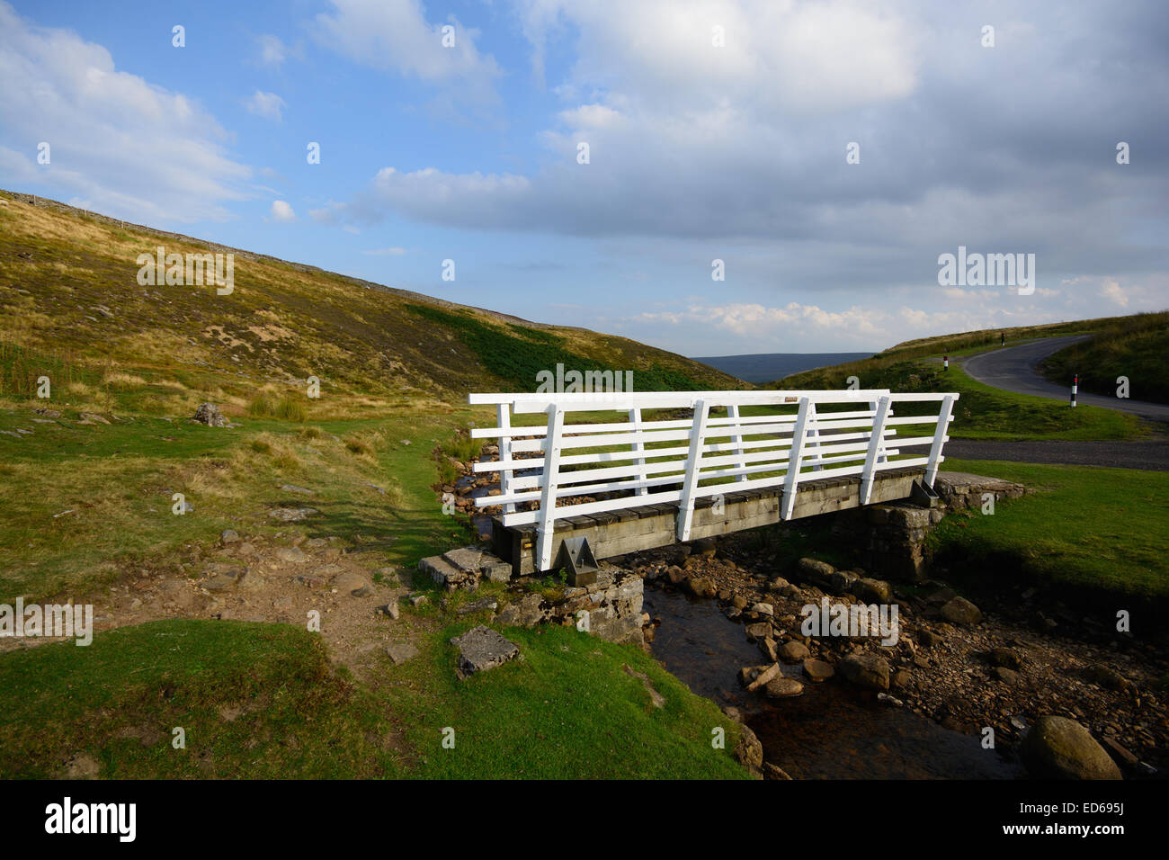 A hand made bridge high up in the Swaledale imbetween Arkengarthdale ...