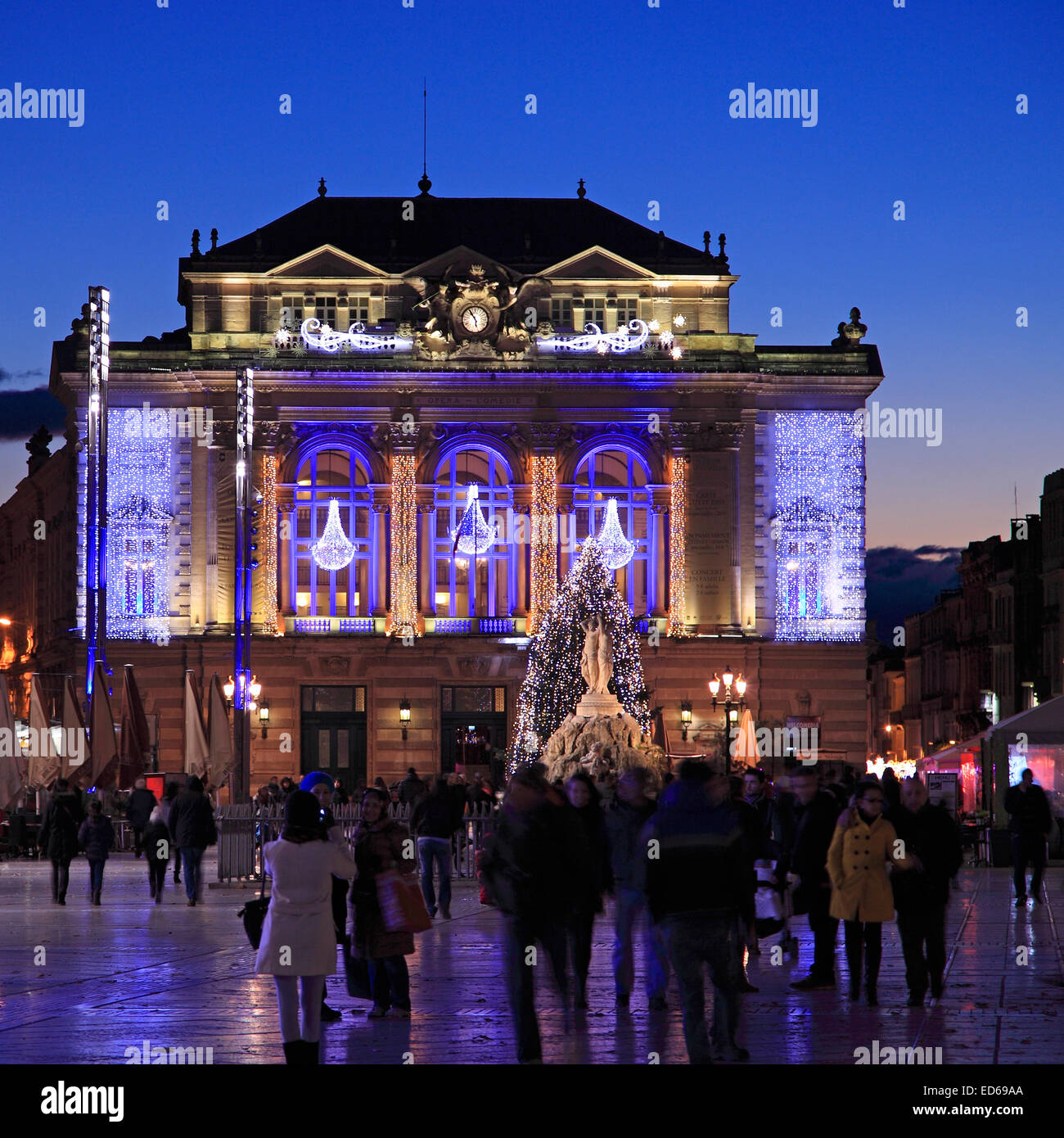 Montpellier City, Languedoc-Roussillon, France. 28th December, 2014 ...