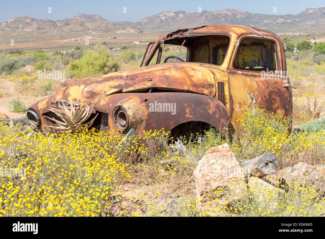 Rusting truck, Springbok, Namaqualand, Northern Cape, South Africa ...