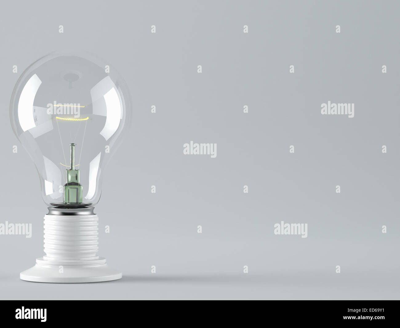 Light bulb, isolated, Realistic photo image Stock Photo - Alamy